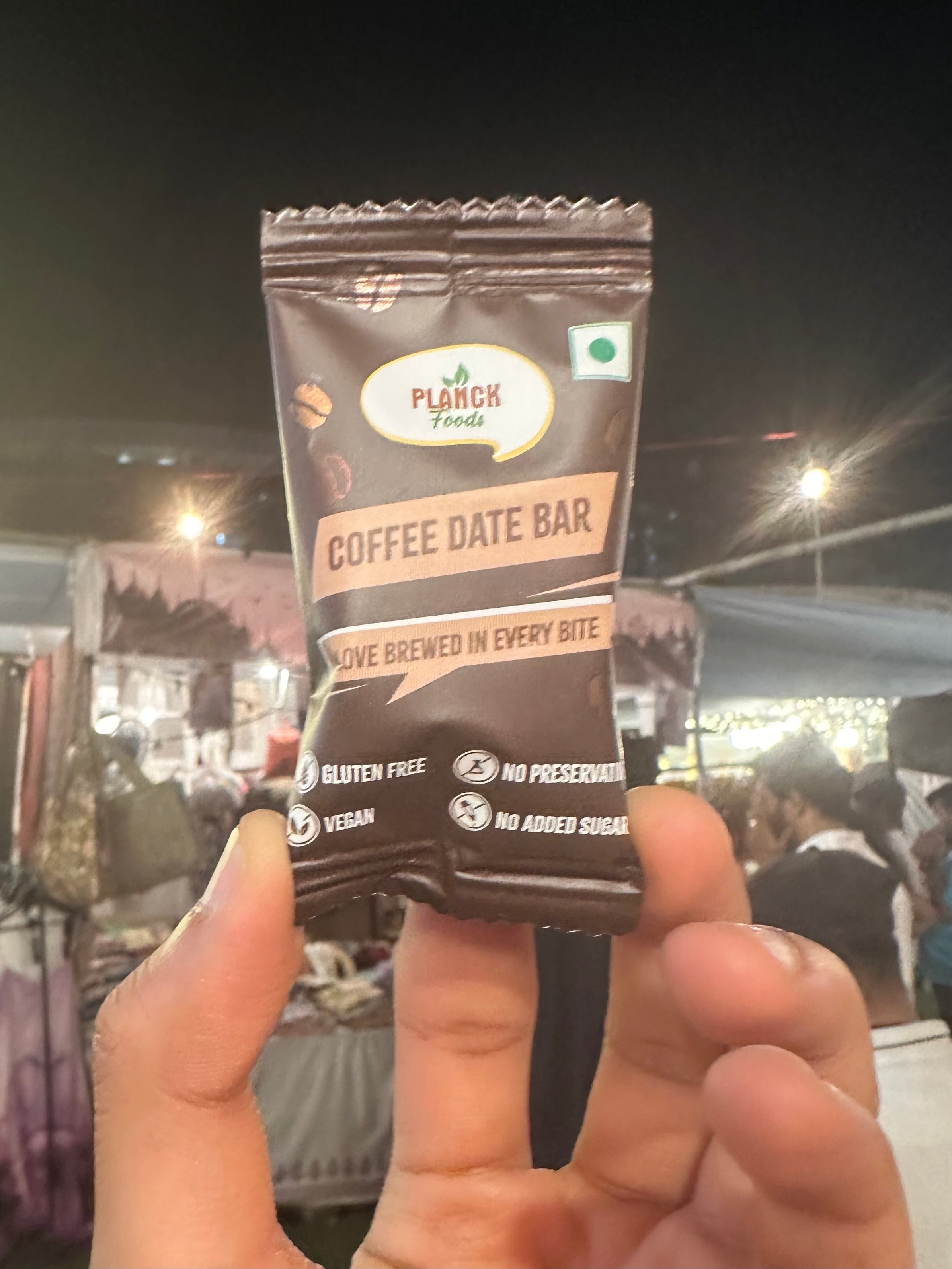 Coffee Date Bar (pack of 12) – Planck Foods